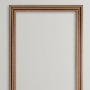 Custom Size Reeded Molding Frame Chair Rail, MDF Molding, Paintable ...