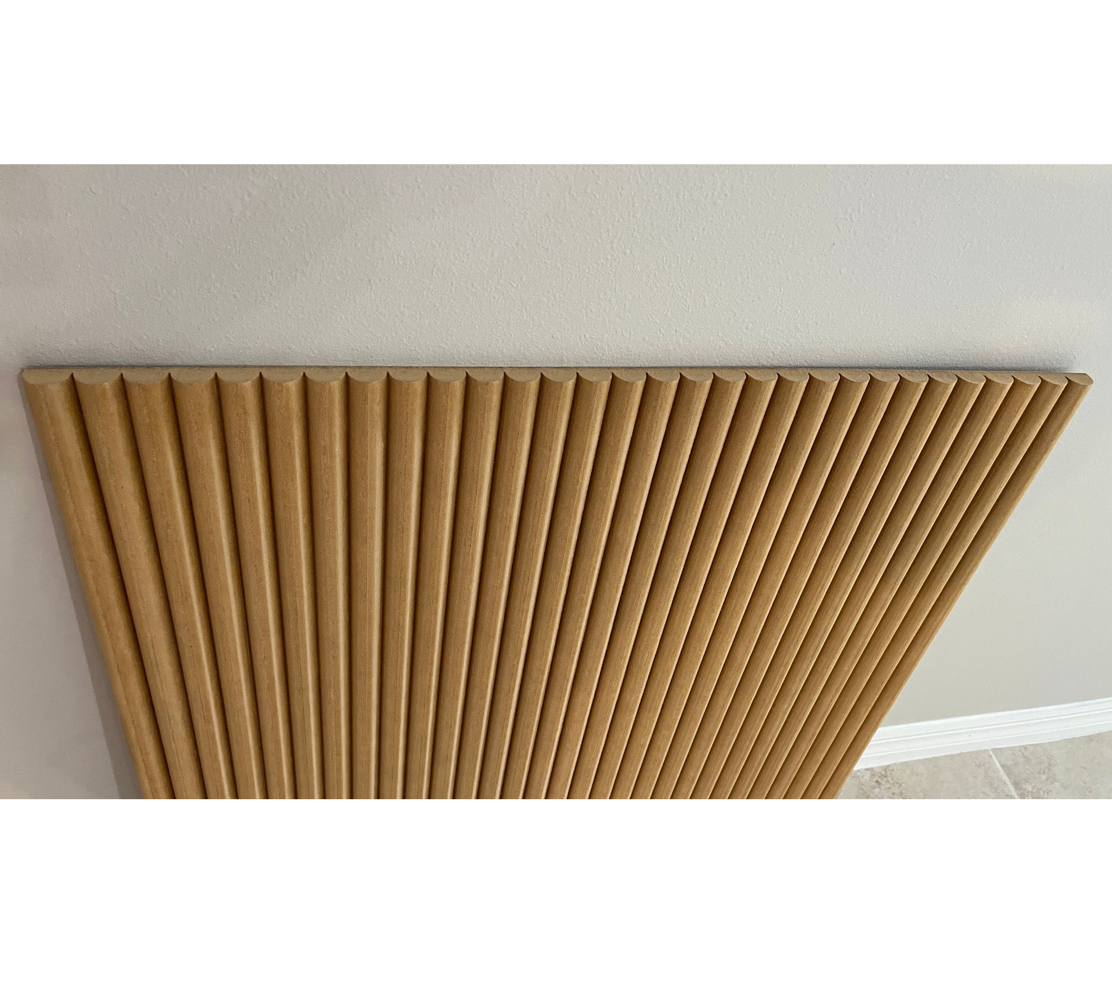 Kitchen Island Reeded Wall Panels, Reed 1 In, Custom Size Reeded Panels ...