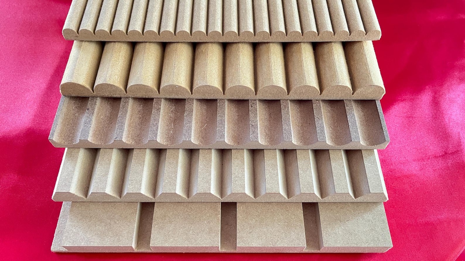 3D MDF Wall Panels: Reeded, Fluted, V-groove, Slat Wall Panels, Kitchen ...