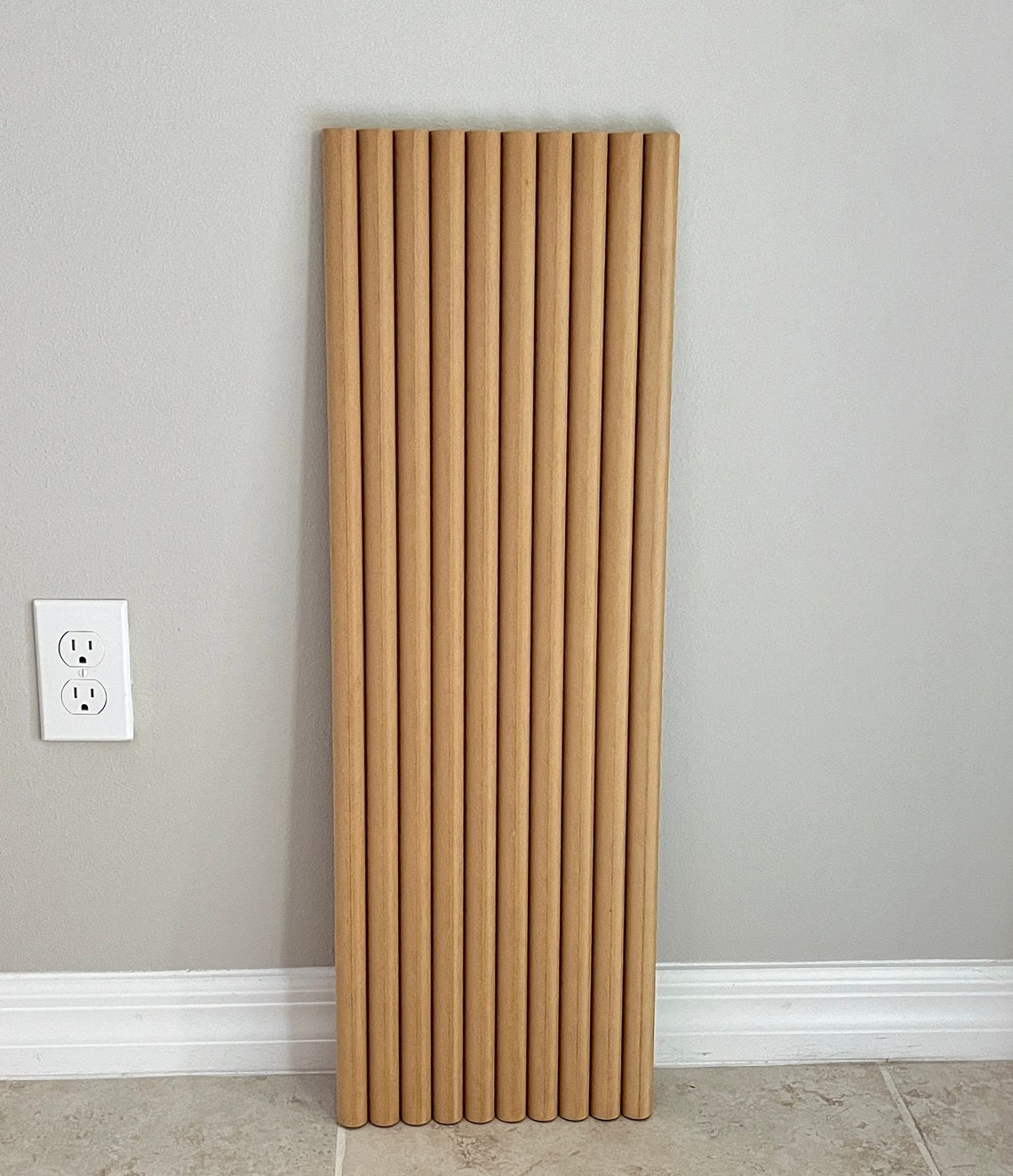 Kitchen Island Reeded Wall Panels, Reeds 1 in or 1/2 In, Custom Size ...