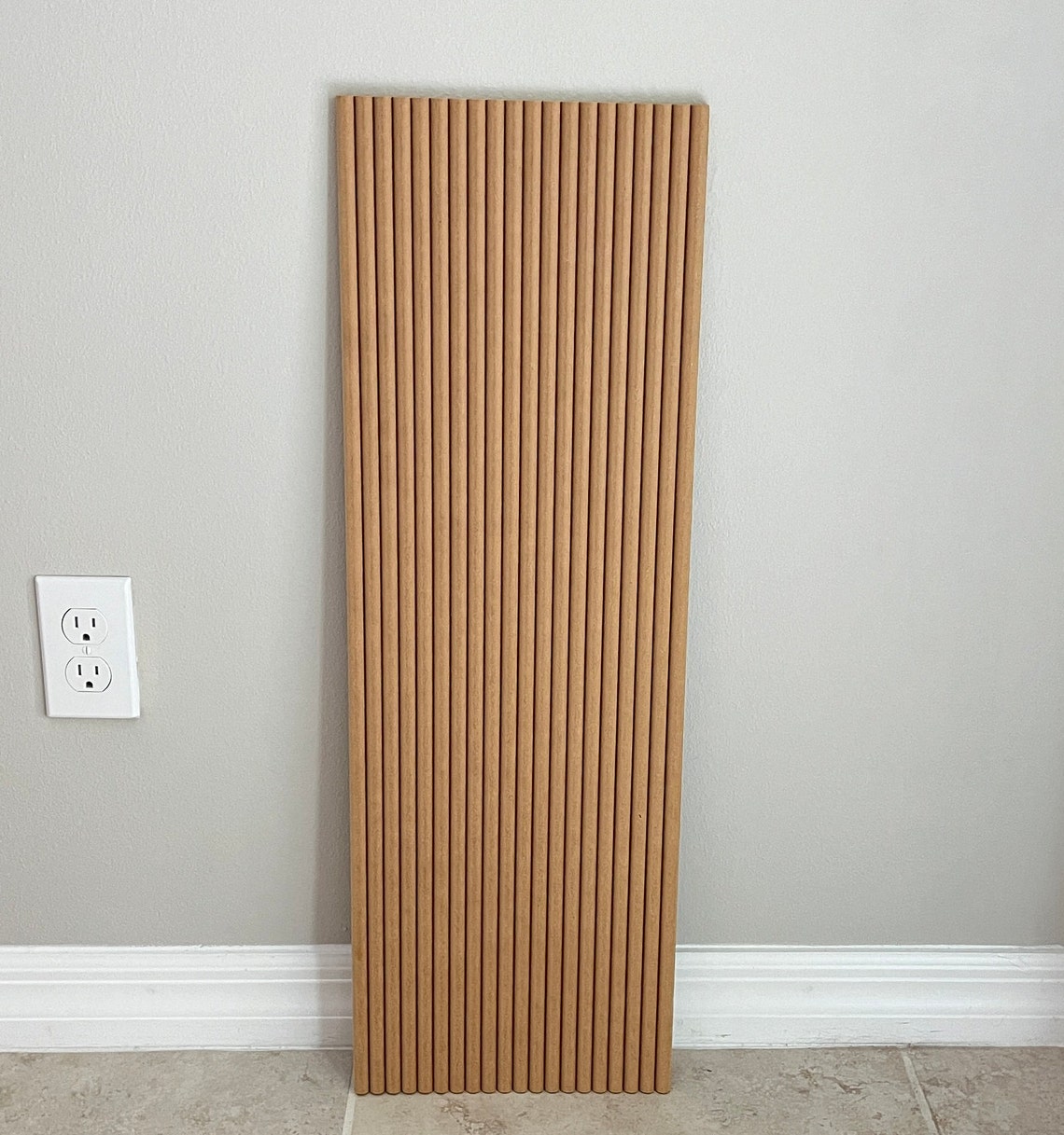 Kitchen Island Reeded Wall Panels, Reeds 1 in or 1/2 In, Custom Size ...