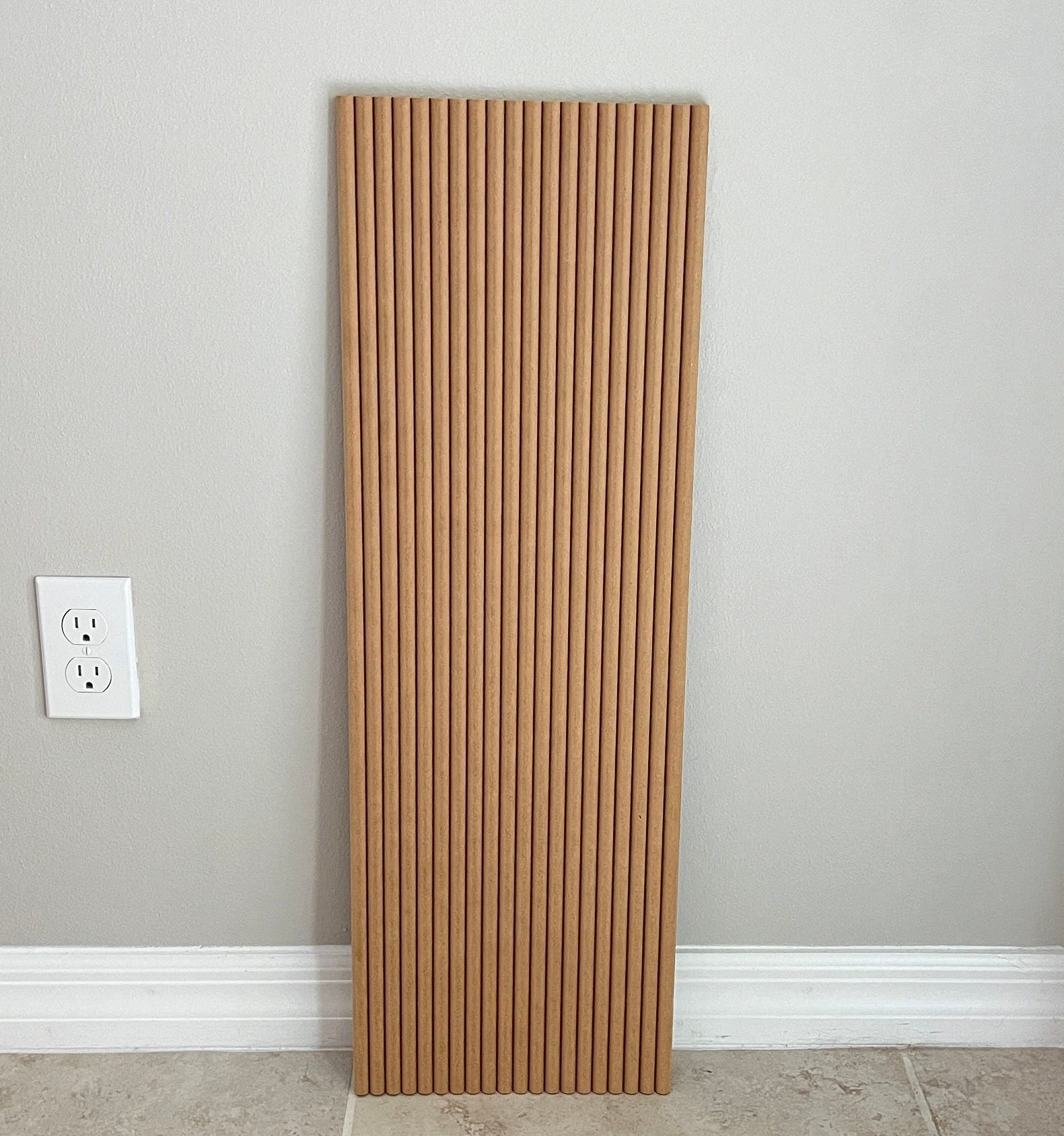 Kitchen Island Reeded Wall Panels, Reeds 1 in or 1/2 In, Custom Size ...