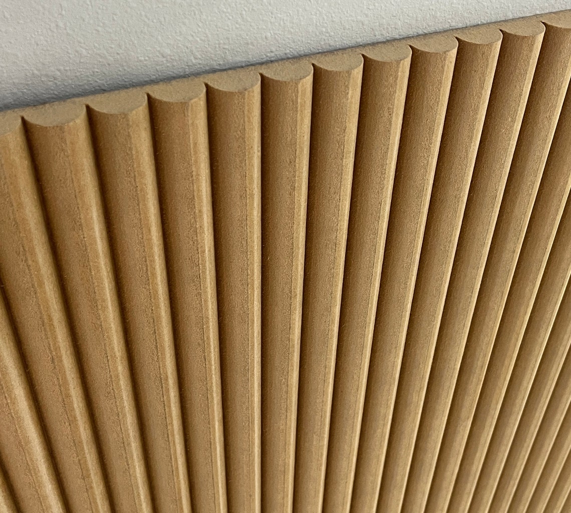 Kitchen Island Reeded Wall Panels, Reed 1 In, Custom Size Reeded Panels ...