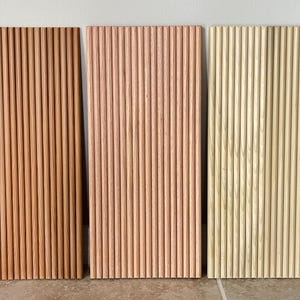 Solid Wood Reeded 1/2 in Kitchen Island Panels From OAK, Poplar, Cedar ...