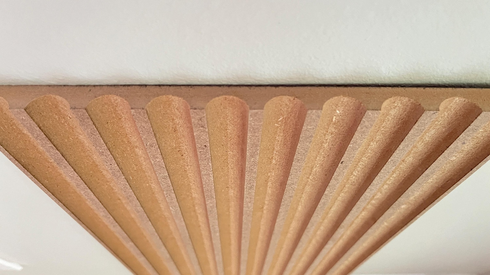 Kitchen Island Fluted Wall Panel, Flute 1 In, Custom Size Fluted Panels ...