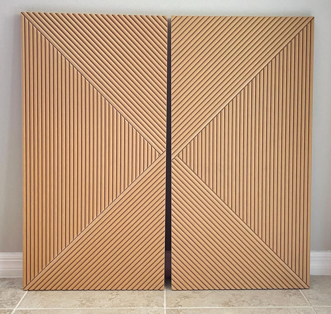 Luxury Reeded Cabinet Doors: Modern 3D MDF Replacement Vanity Doors and ...