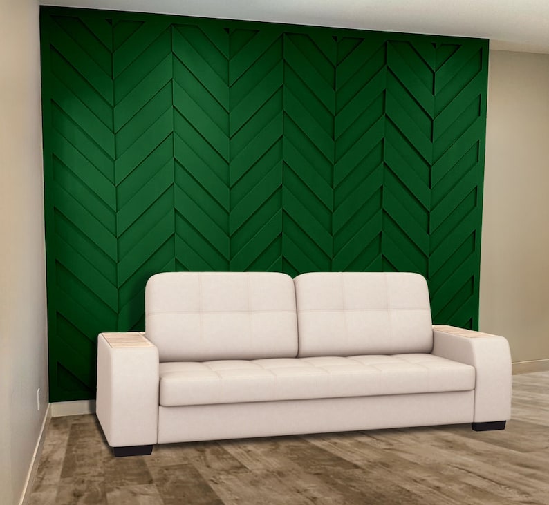 Custom Pre-cut Accent Wall Panels, Ready to Install, 3D Accent Wall ...