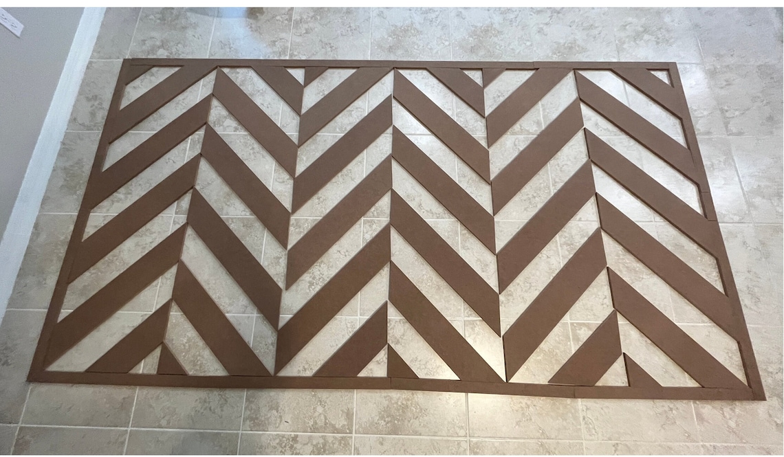 Custom Pre-cut Accent Wall Panels, Ready to Install, 3D Accent Wall ...