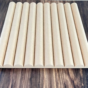 Reeded Accent Wall Panels, 1 in Wide Reeds, Reeded Panels for Bars ...