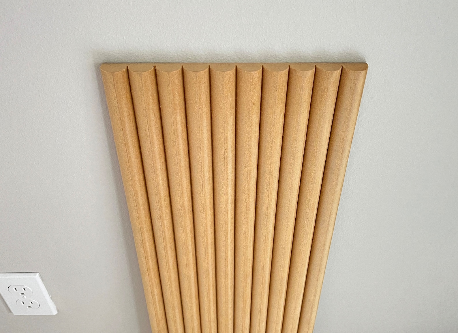 Kitchen Island Reeded Wall Panels, Reeds 1 in or 1/2 In, Custom Size ...