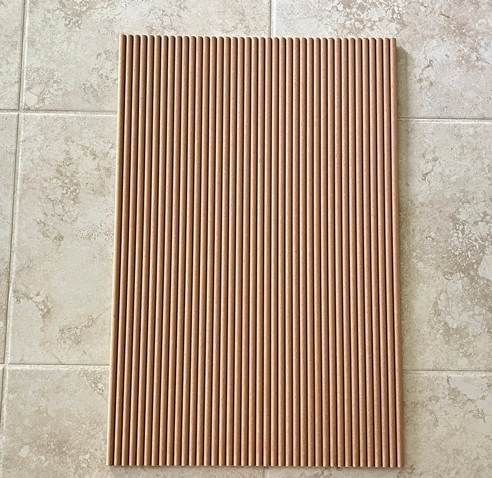 Kitchen Island Reeded Wall Panels, Reeds 1 in or 1/2 In, Custom Size ...
