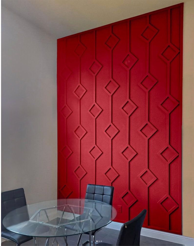 Accent Wall Panels, Ready to Install, 3D Accent Wall Panels Kit, Art ...