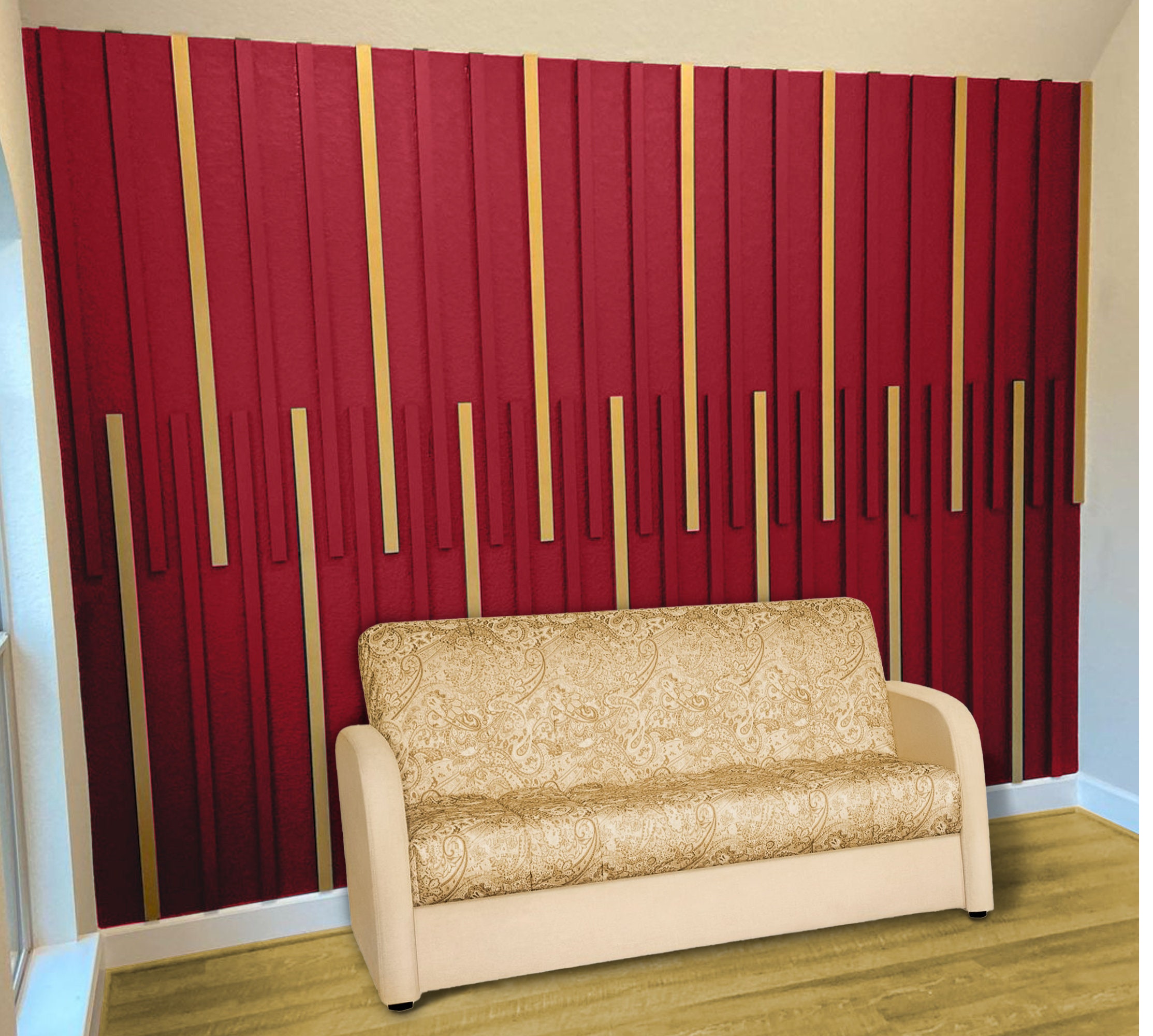 Ready to Assemble Custom Made Accent Wall Panels for Office, Home, MDF ...