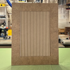 Custom Size Reeded MDF Cabinet Door: Shaker Style, Replacement Doors ...