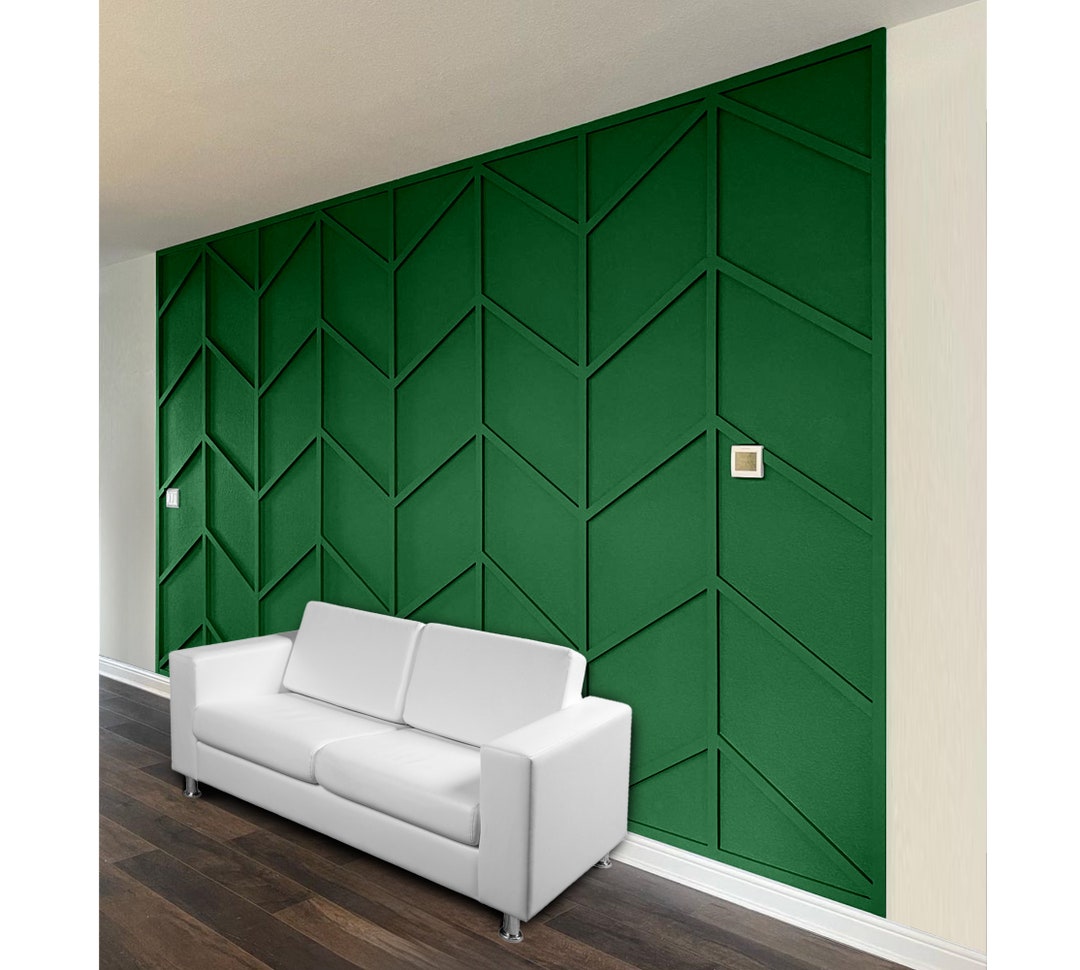 DIY Pre-cut MDF Accent Wall Panels Kit, Ready to Install, Accent Wall ...