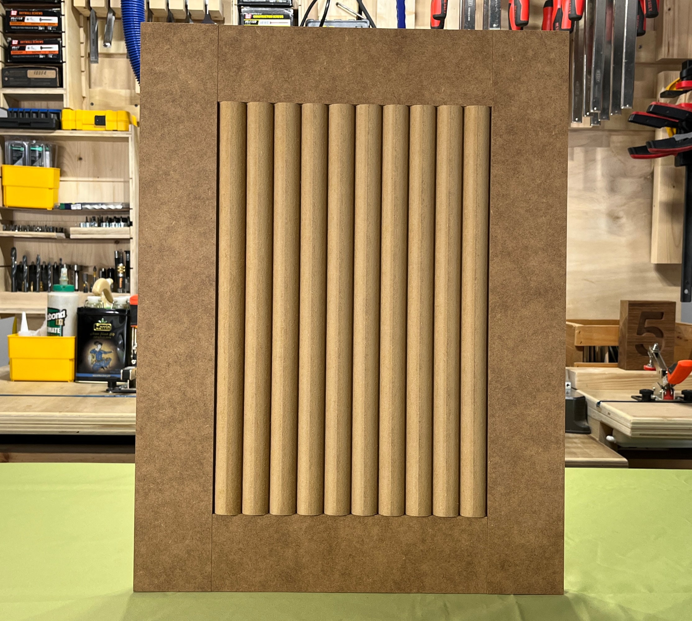 Custom Size Reeded MDF Cabinet Door: Shaker Style, Replacement Doors ...