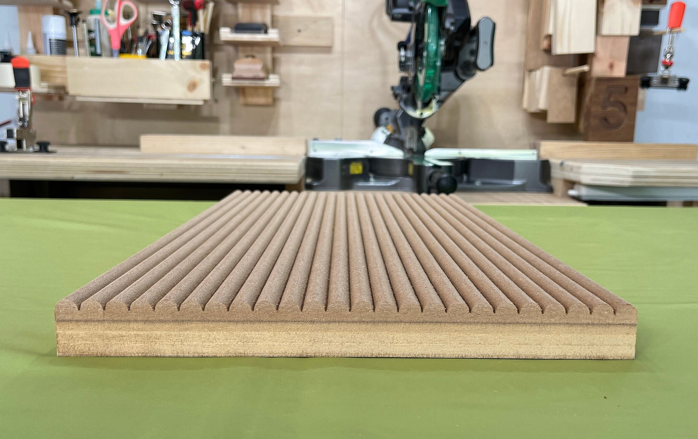 Custom Size Reeded Cabinet Door and Drawers, Replacement Cabinet Door ...