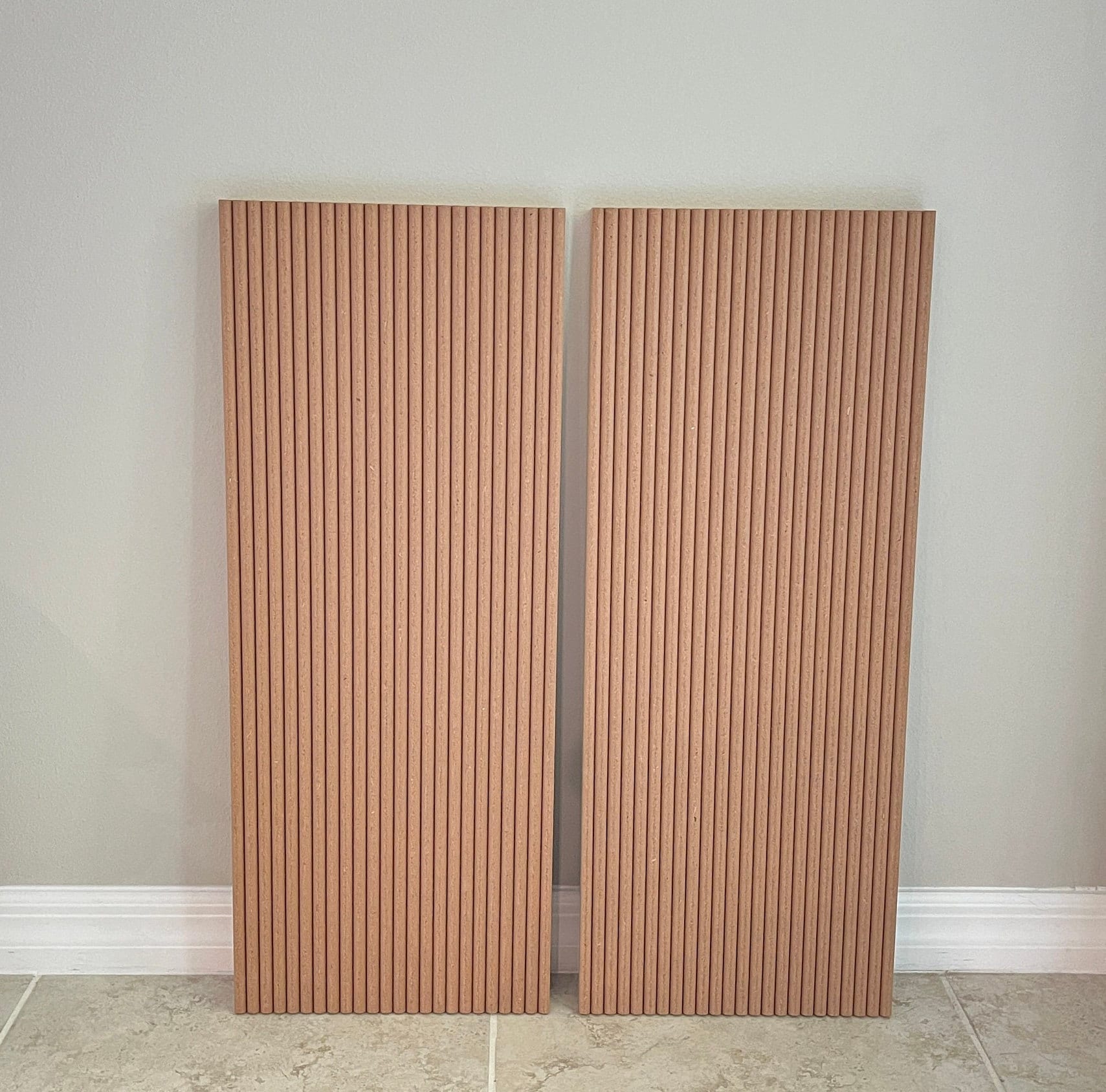 Custom Size Cabinet Door, Reeded Cabinet Door and Drawer, Modern 3D ...