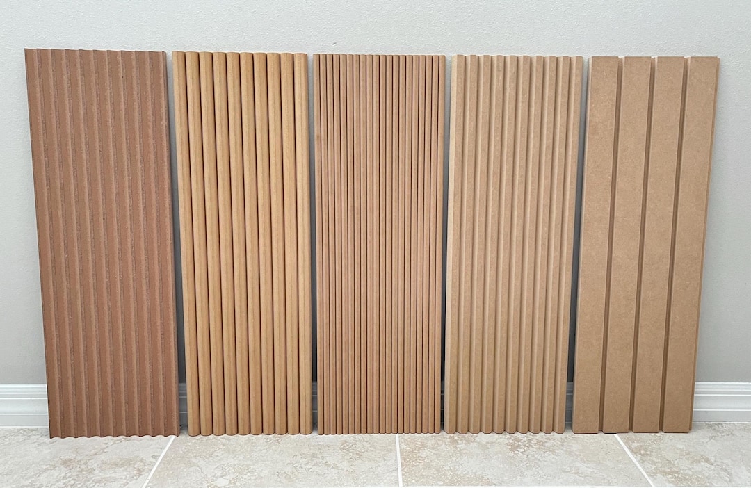 3D MDF Wall Panels: Reeded Wall Panels, Striped Wall Panels, Slat Wall ...
