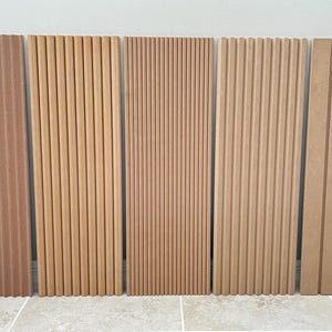 3D MDF Wall Panels: Reeded Wall Panels, Striped Wall Panels, Slat Wall ...