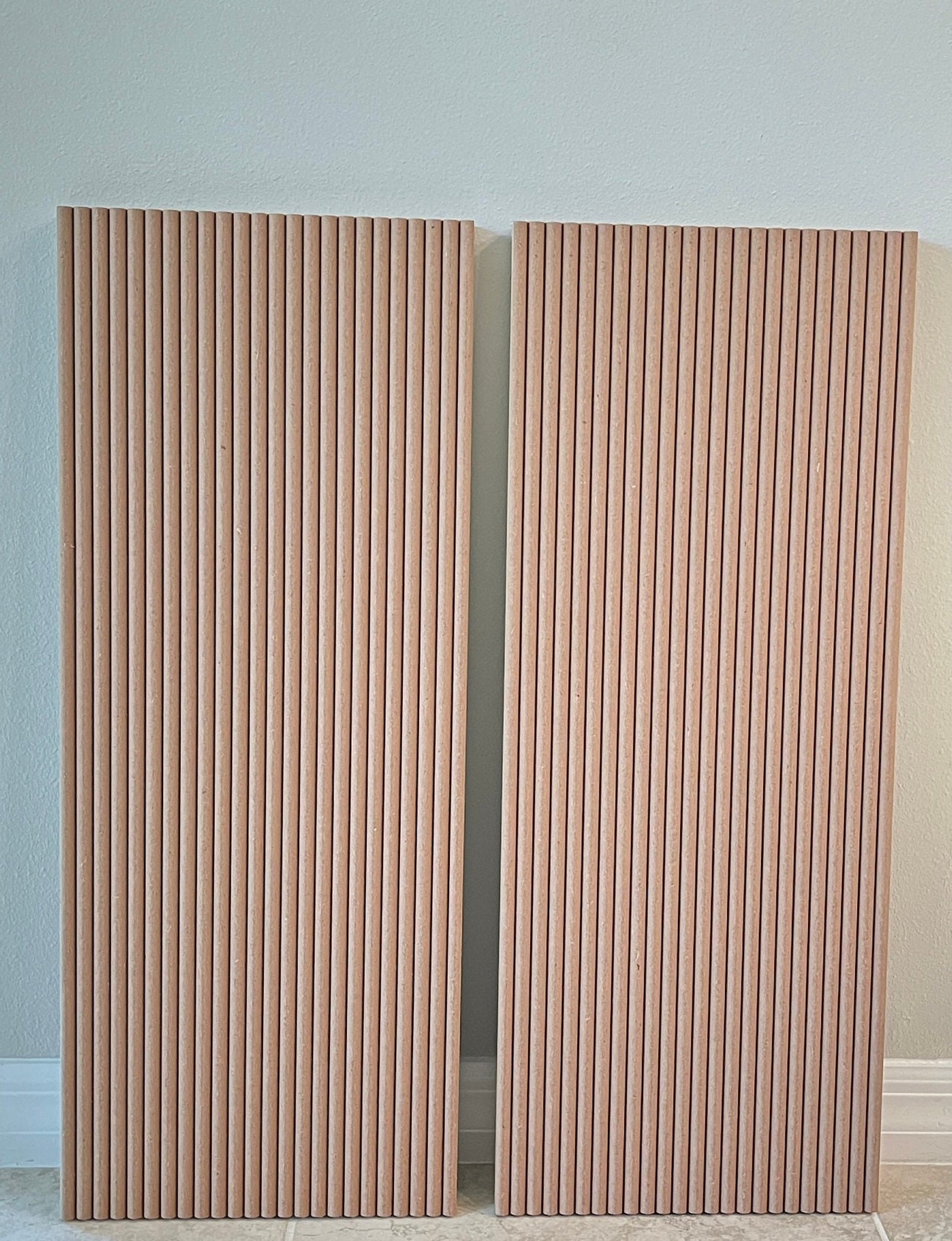 Custom Size Cabinet Door, Reeded Cabinet Door and Drawer, Modern 3D ...