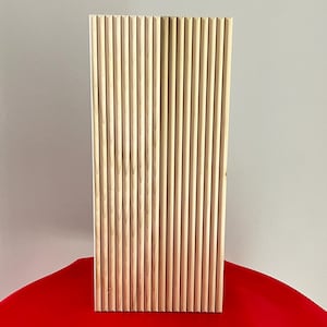 Solid Wood Reeded 1/2 in Kitchen Island Panels From OAK, Poplar, Cedar ...