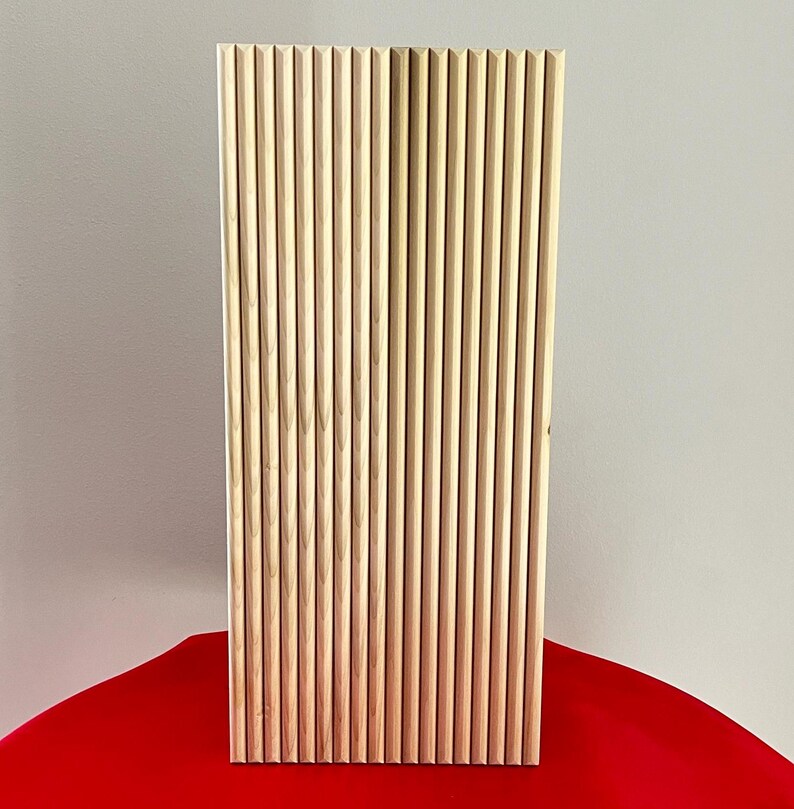 Solid Wood Reeded 1/2 in Kitchen Island Panels From OAK, Poplar, Cedar ...