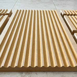 Custom Fluted Cabinet Doors & Drawer Fronts, Modern 3D Kitchen Design ...