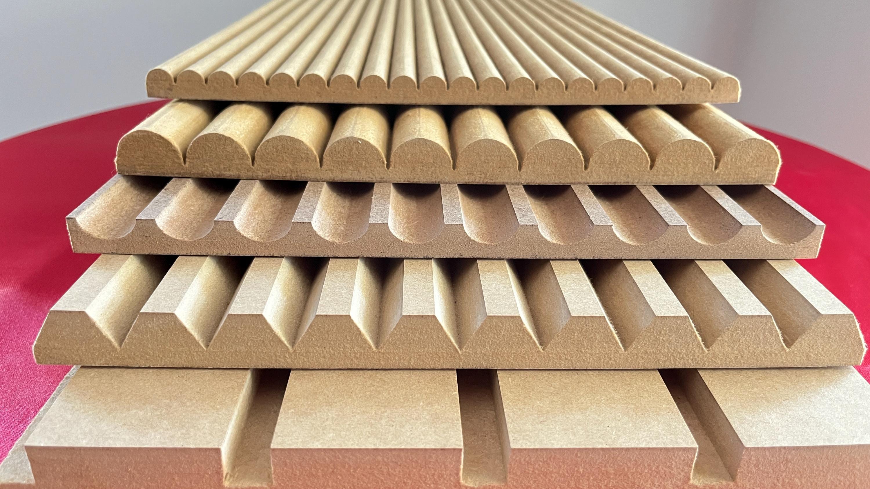 3D MDF Wall Panels: Reeded Wall Panels, Fluted Wall Panels, Striped ...