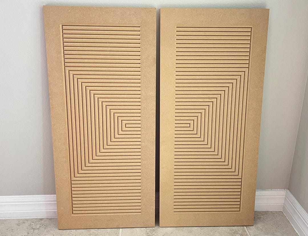Replacement Cabinet Door, Custom Made Reeded Cabinet Door and Drawers ...