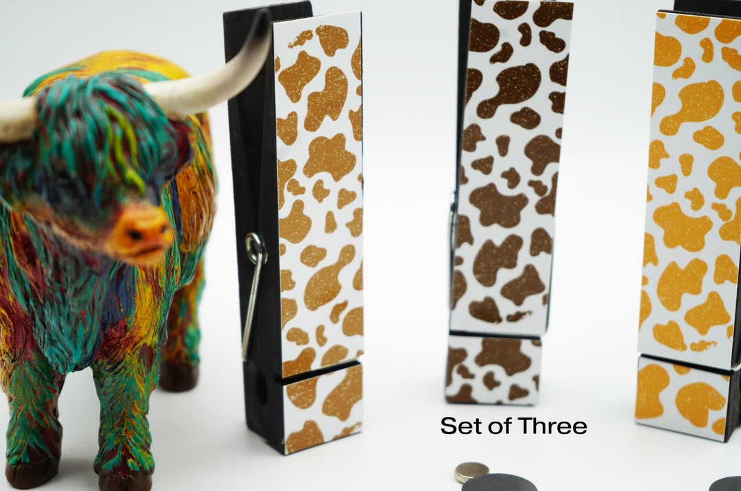 Three Magnets for Fridge, Cow Magnets, Magnets, Magnets, Refrigerator ...