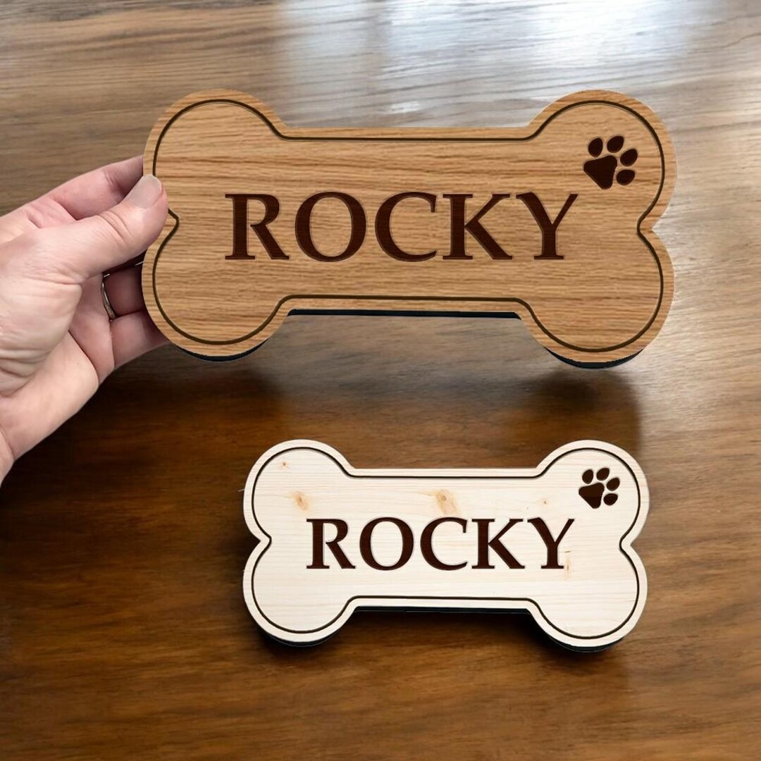 Personalized Dog Name Plate, Kennel Name Sign Custom Crate Sign, Dog ...