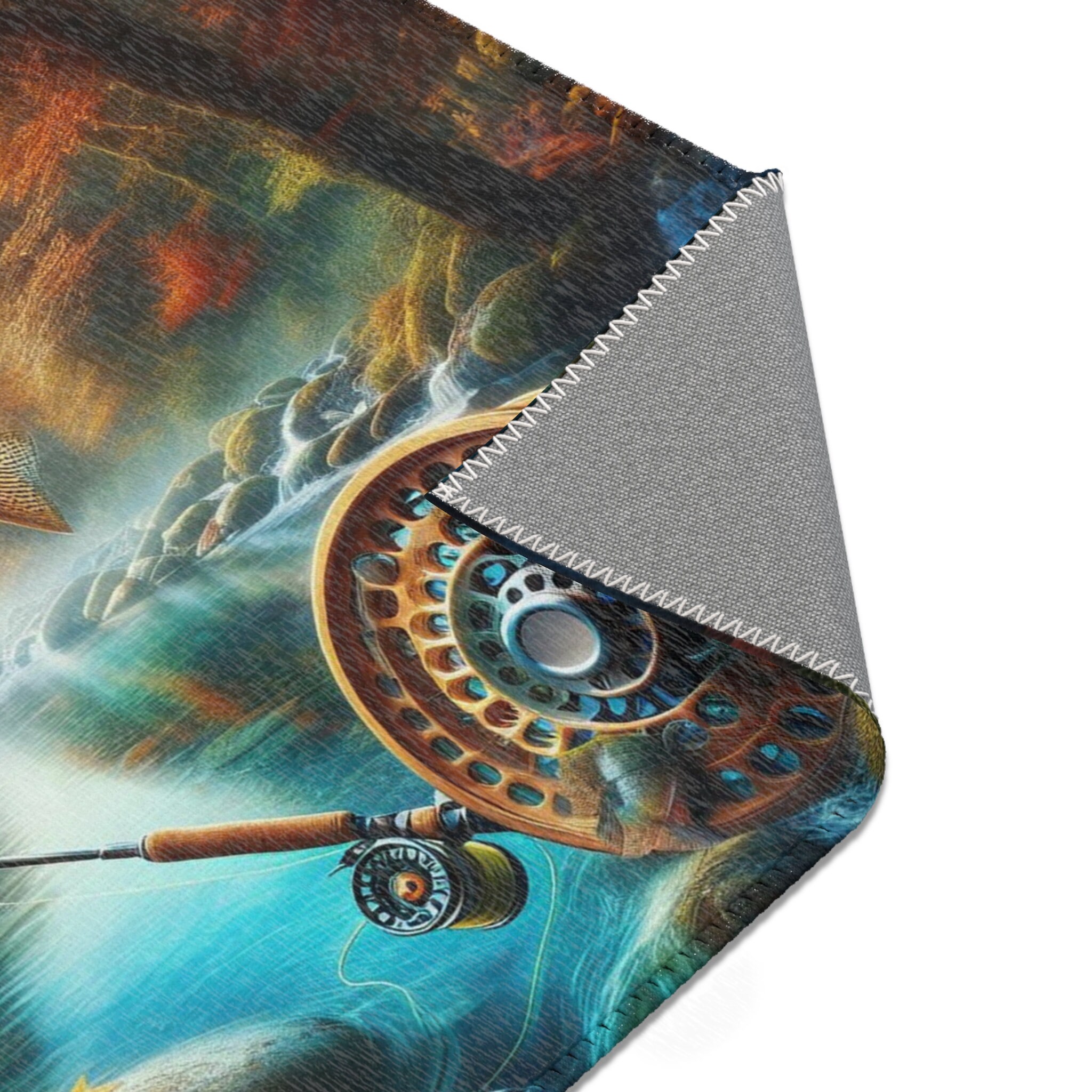Enchanted Waters Trout Dream Area Rug - Etsy
