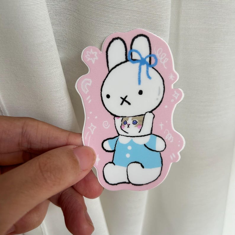 Miffy Mofusand Cat Sticker - Etsy