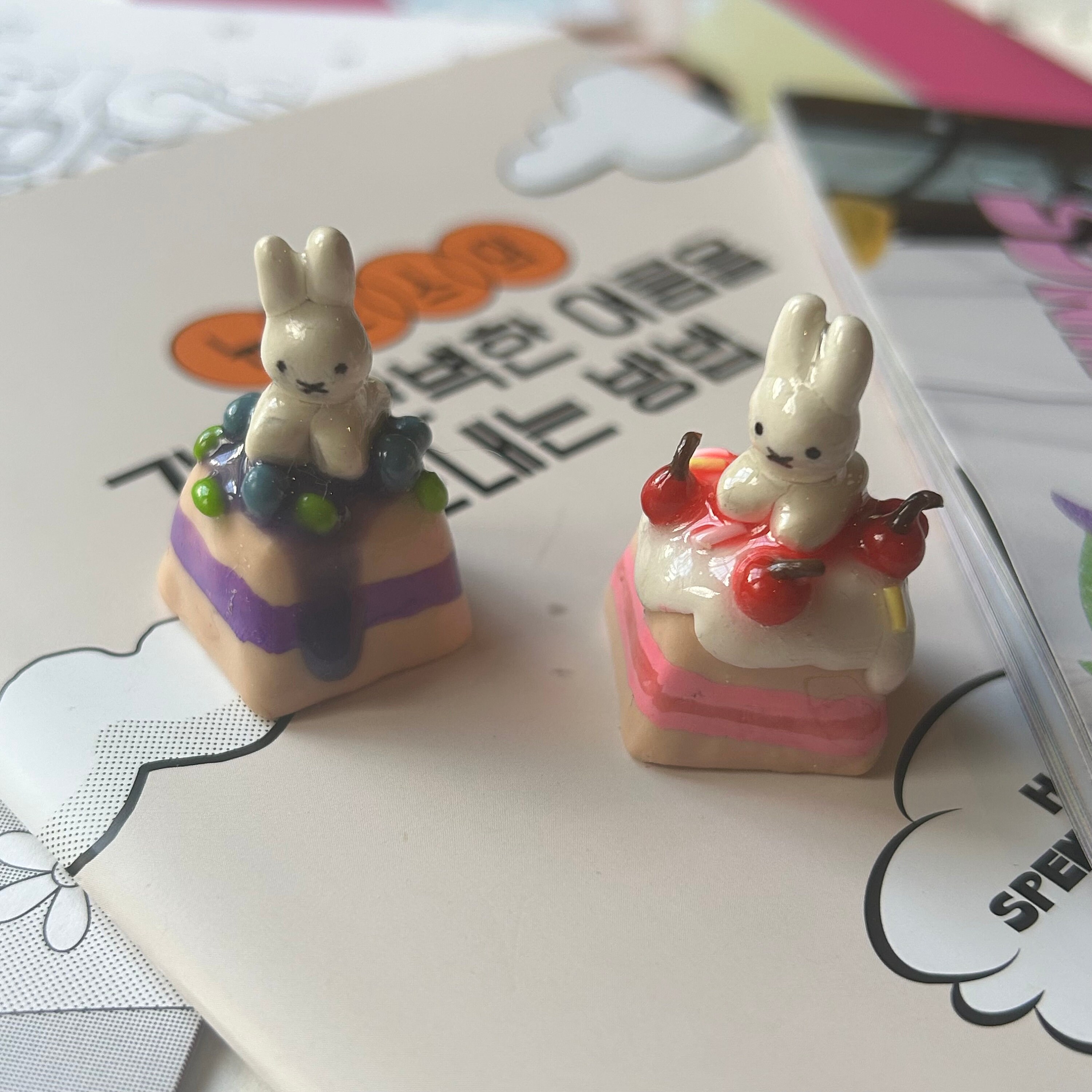 Miffy Messy Cake Keycap - Etsy