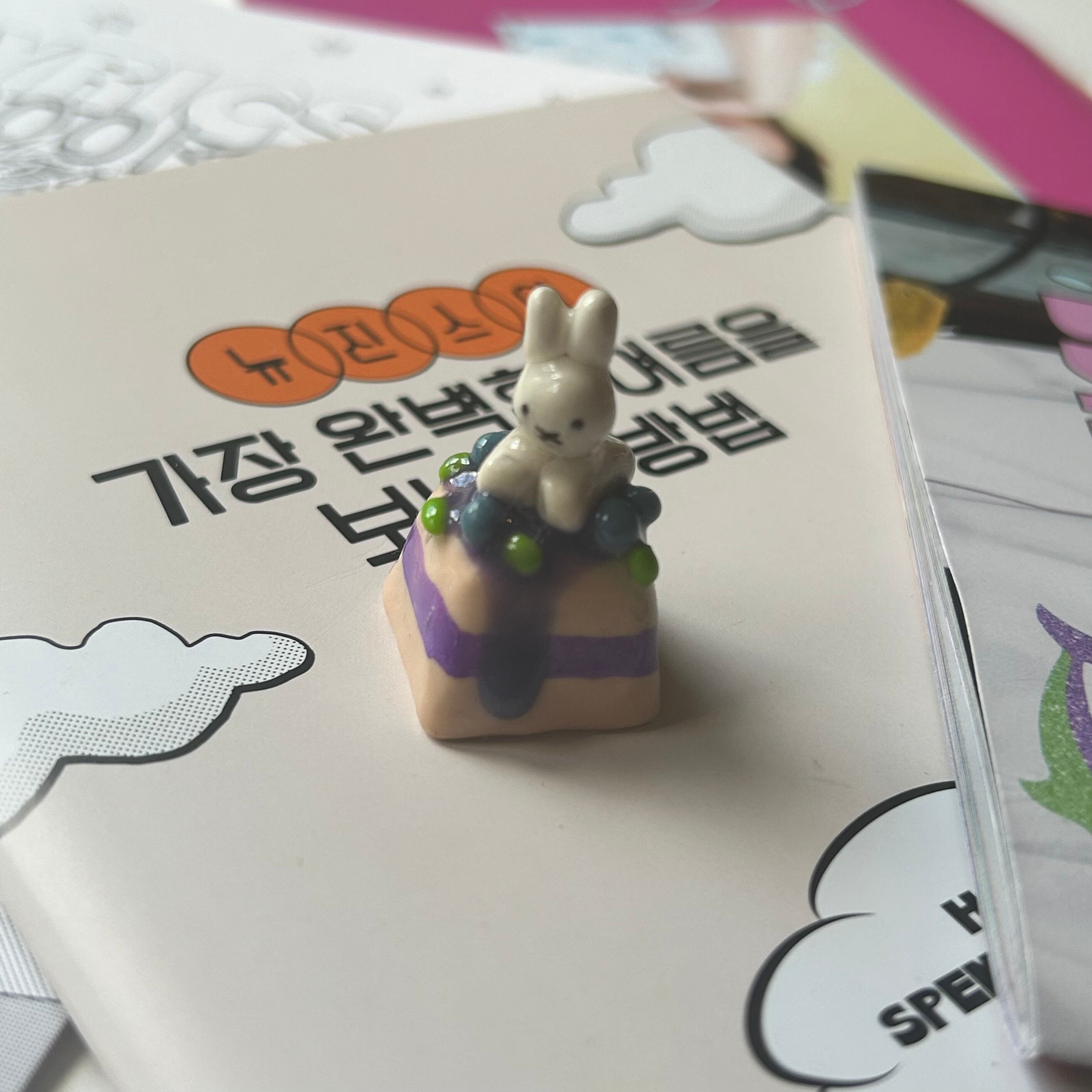 Miffy Messy Cake Keycap - Etsy