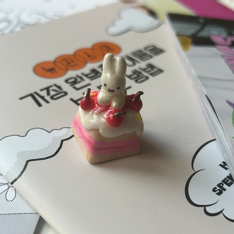 Miffy Messy Cake Keycap - Etsy