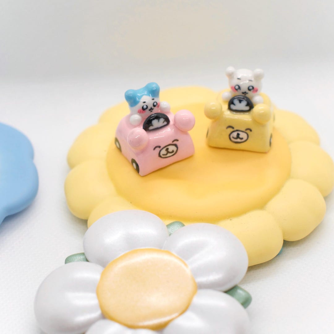 Hachiware / Chiikawa Car Keycap - Etsy