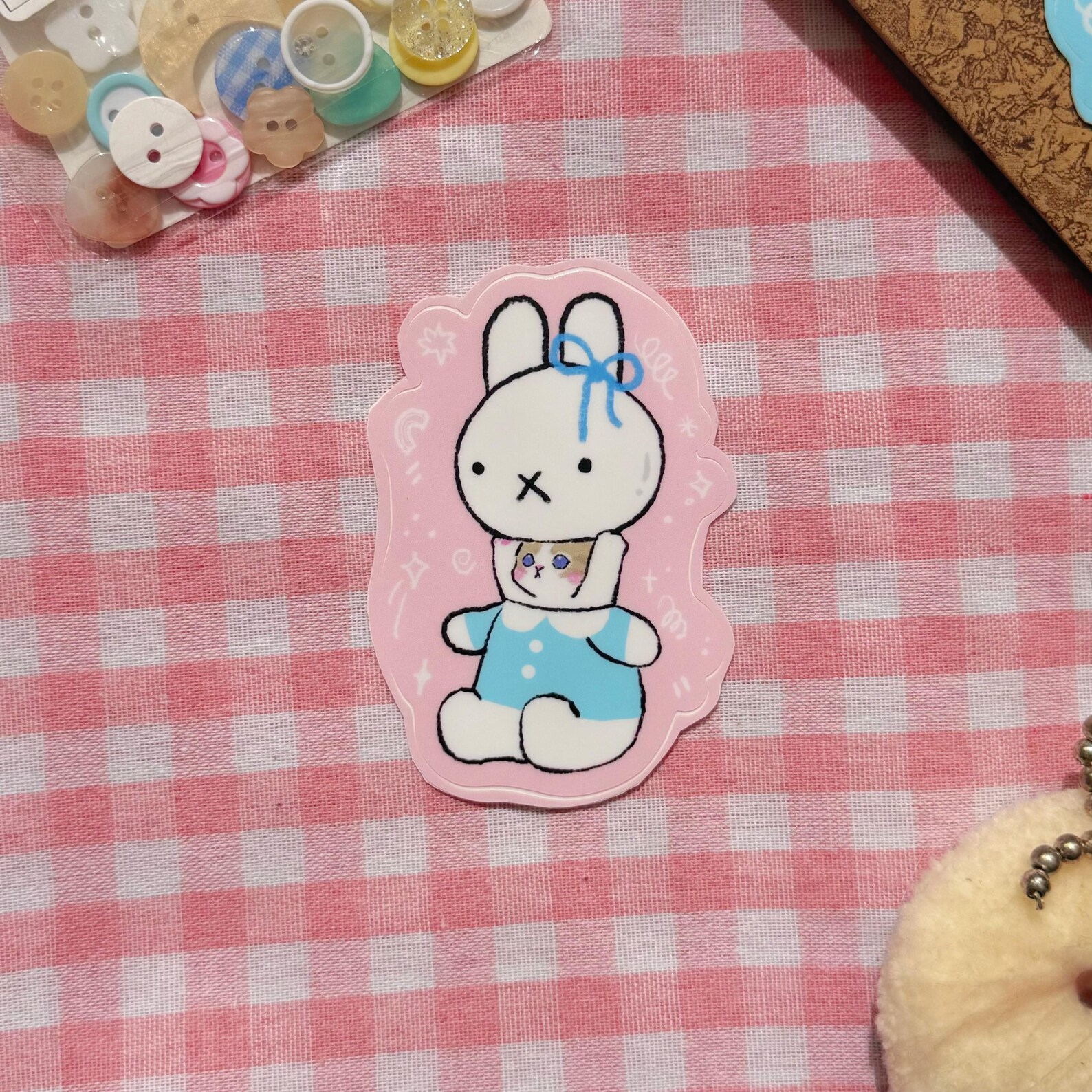 Miffy Mofusand Cat Sticker - Etsy