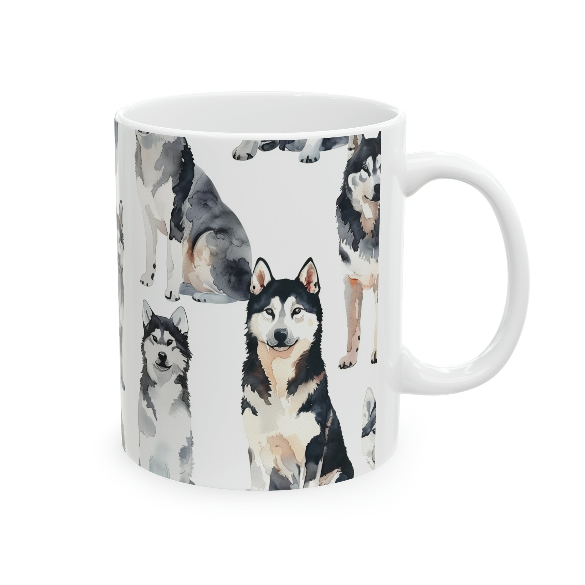 Siberian Husky Mug, Siberian Husky Gift, Siberian Husky Coffee Mug ...
