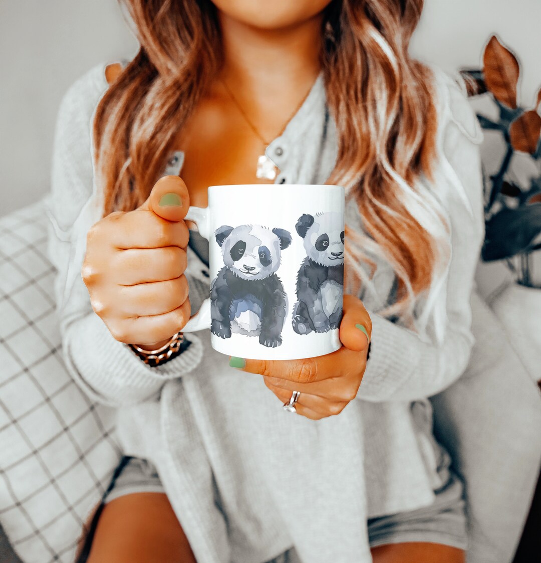 Panda Mug, 11oz Mug, Panda Gifts, Animal Mug, Panda Gift Ideas, Gift ...