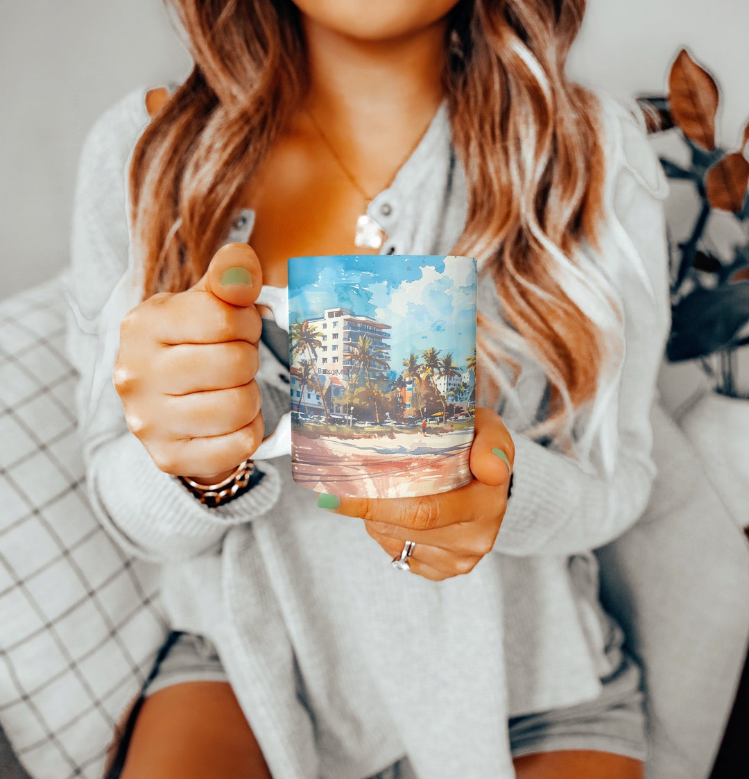 Miami Coffee Mug, Miami Gift, Miami Cup, Miami Teacup, Miami Souvenir ...