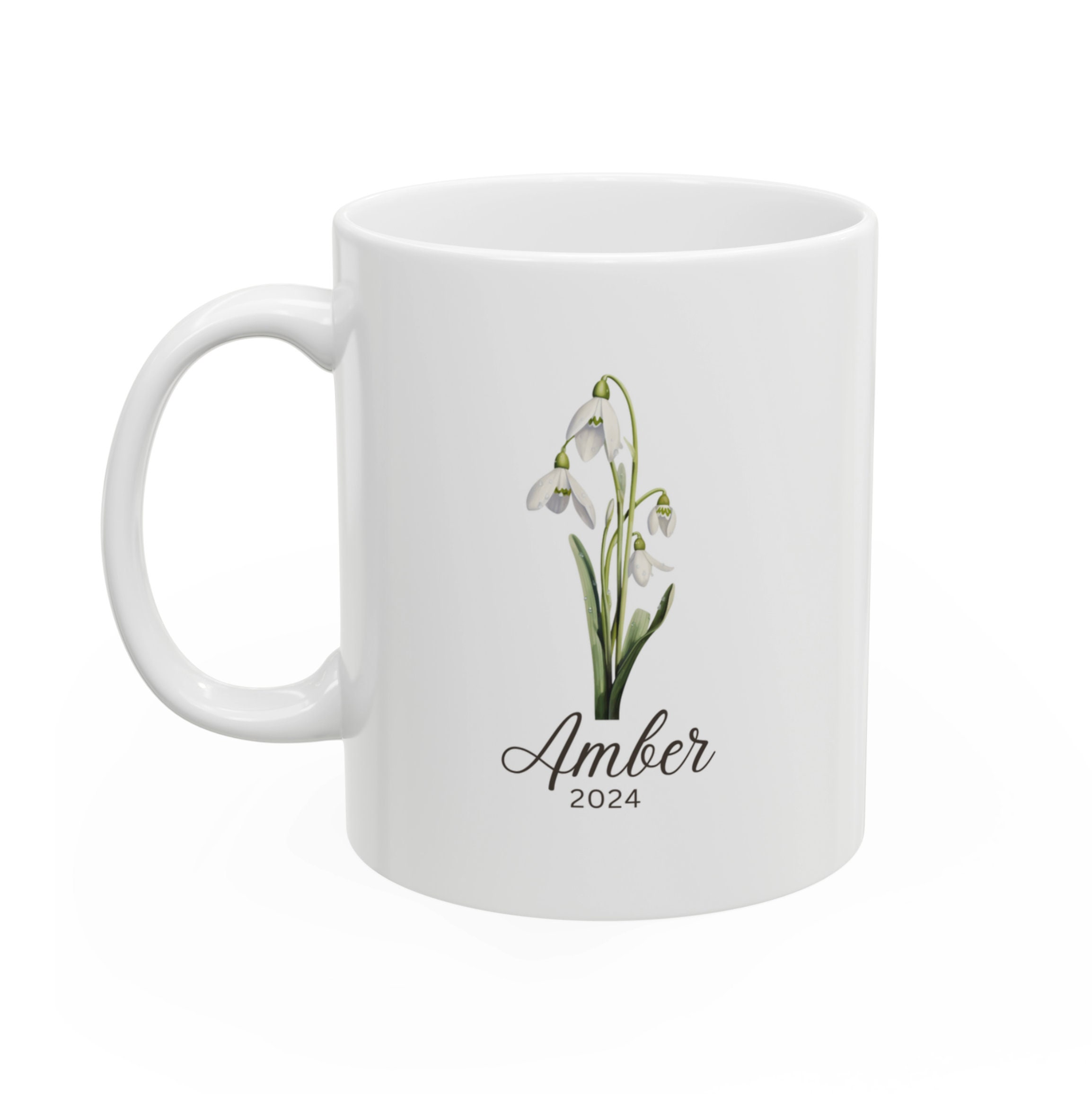 Birth Flower Mug Personalized Mug Birth Month Flower Birthday T