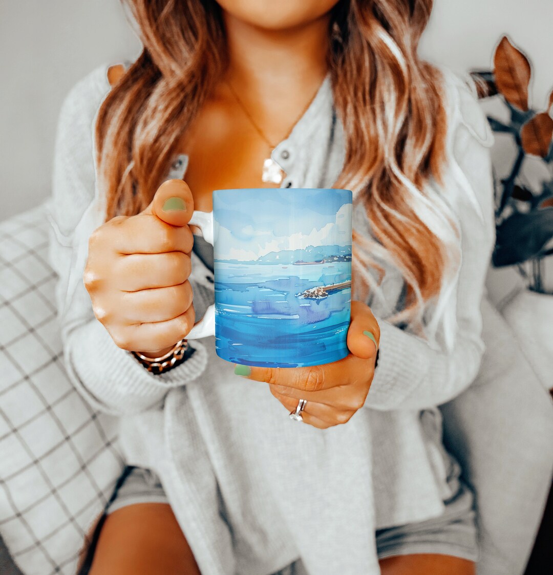 Nice Coffee Mug, Nice Gift, Nice Cup, Nice Teacup, Nice Painting Mug ...