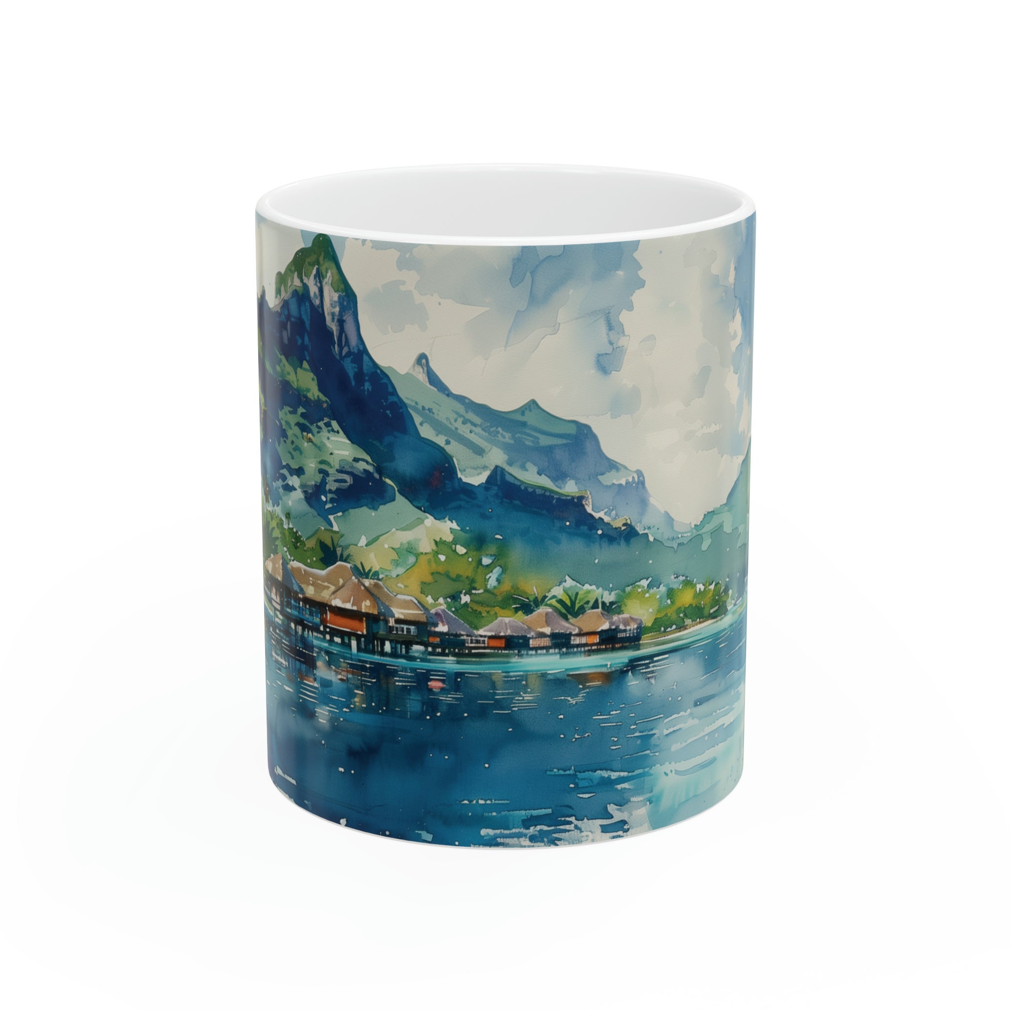 Bora Bora Coffee Mug, Bora Bora Gift, Bora Bora Cup, Bora Bora Teacup ...