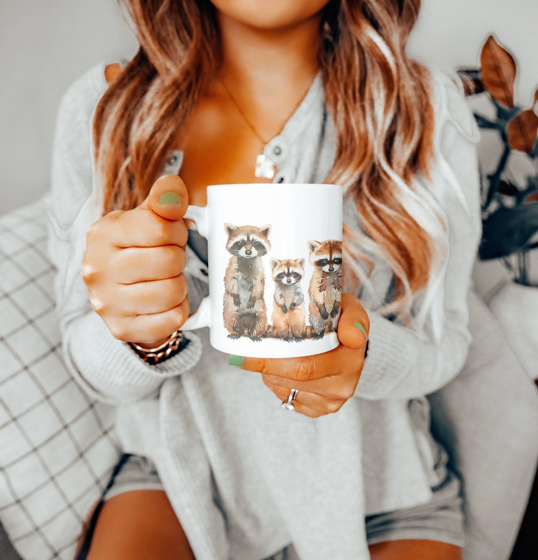 Raccoon Mug, Raccoon Gifts, 11oz Mug, Raccoon Gift Ideas, Mothers Day ...