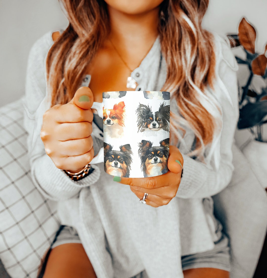 Papillon Mug, Papillon Teacup, Papillon Coffee Mug, Papillon Lover Gift ...