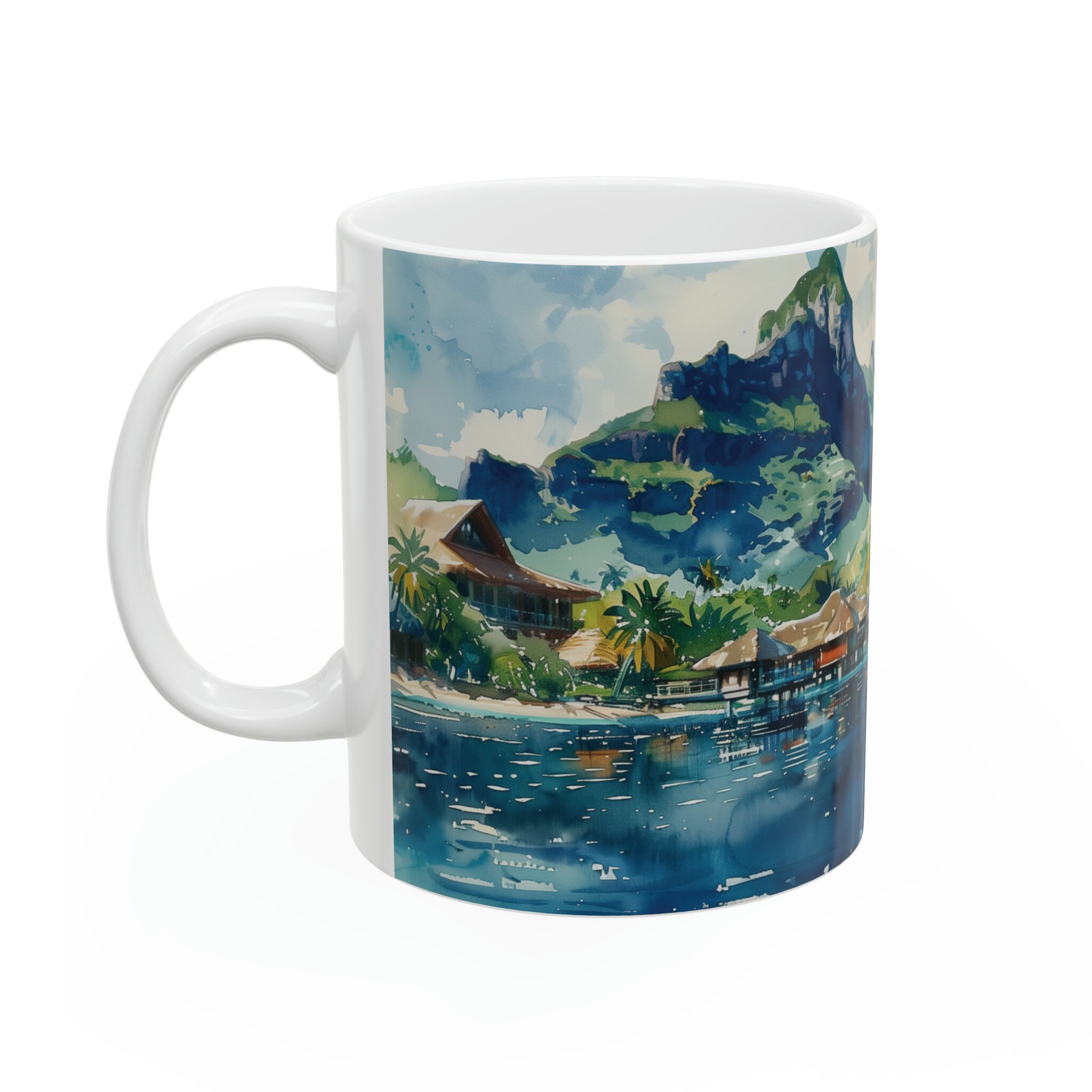 Bora Bora Coffee Mug, Bora Bora Gift, Bora Bora Cup, Bora Bora Teacup ...