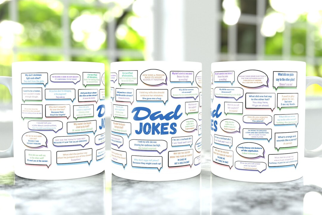 Dad Jokes Mug Funny Coffee Mug Dad Coffee Mug Father S Day Gift
