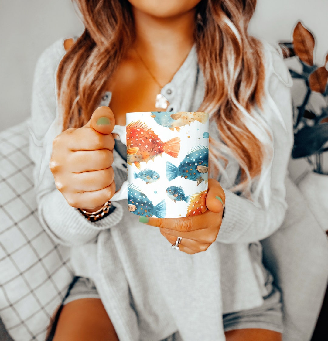 Pufferfish Mug, Pufferfish Gifts, 11oz Mug, Pufferfish Gift Ideas ...